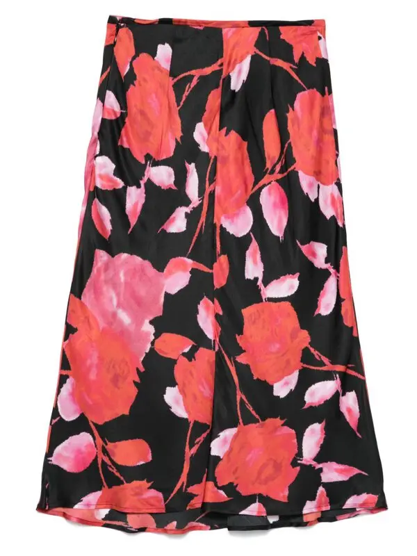 Blumarine Floral-print Midi Skirt