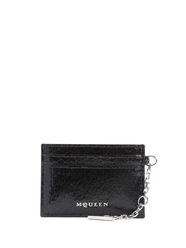 Alexander McQueen Sling Card Holder - Black