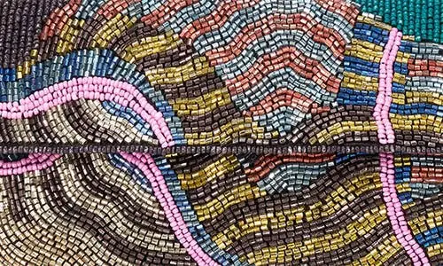 Staud Timmy Beaded Shoulder Bag - Conch Shell