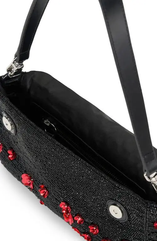 Staud Timmy Beaded Shoulder Bag - Poppy