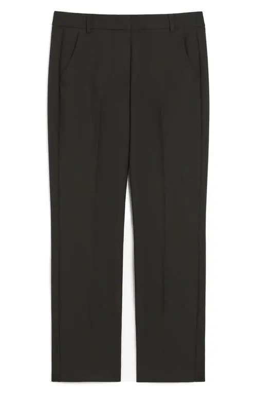 Max Mara Rana Straight-leg Pants - Black