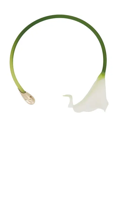 Cult Gaia Calla Choker - White