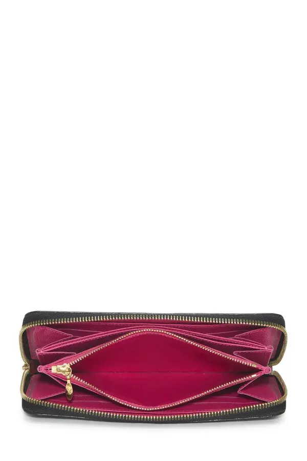 LOUIS VUITTON Takashi Murakami X Monogram Multicolore Zippy Continental - Black