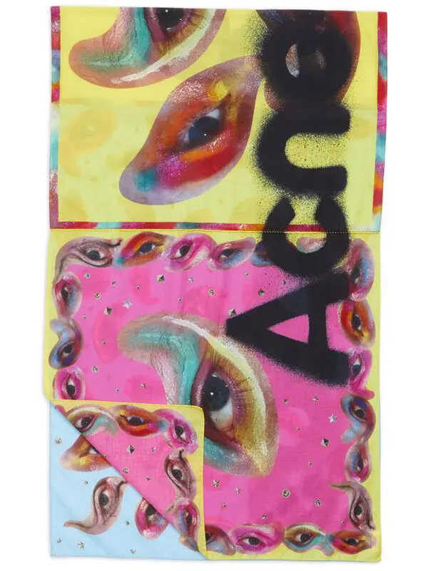 Acne Studios Graphic-print Scarf