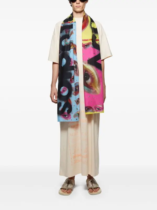 Acne Studios Graphic-print Scarf