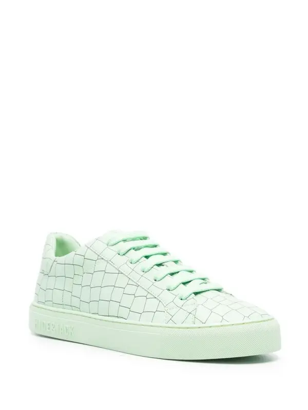 HIDE&JACK Essence Croco Textured Sneakers
