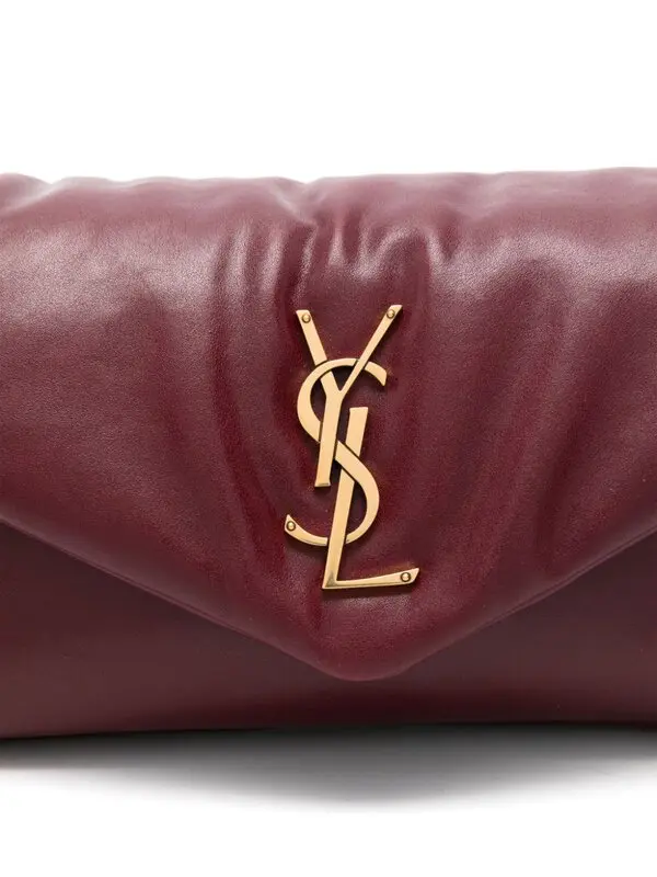 Saint Laurent Small Calypso Shoulder Bag - Red