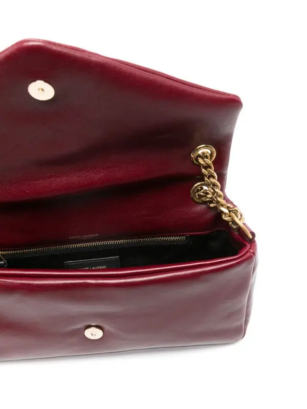 Saint Laurent Small Calypso Shoulder Bag - Red