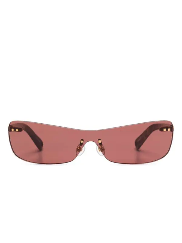 Jacquemus Rimless Sunglasses - Brown
