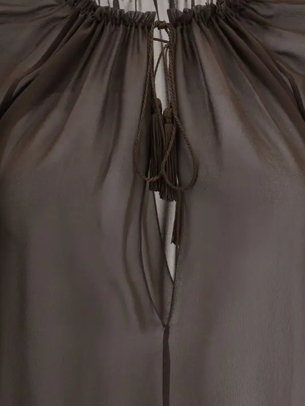 TOM FORD Long-sleeve Blouse - Brown