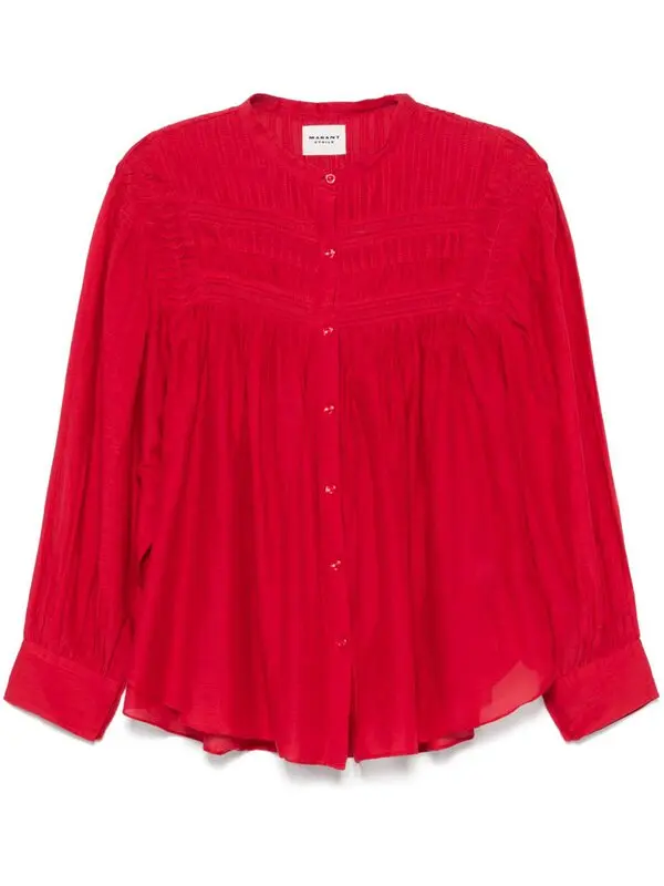 MARANT ETOILE Plalia Blouse - Red