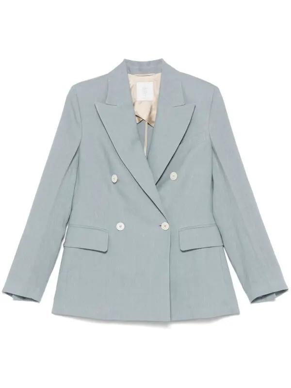Eleventy Slub-texture Blazer