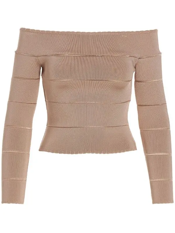 Alexandre Vauthier Off-shoulder Top