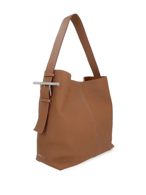 Alexander McQueen T-bar Sling Shoulder Bag - Brown