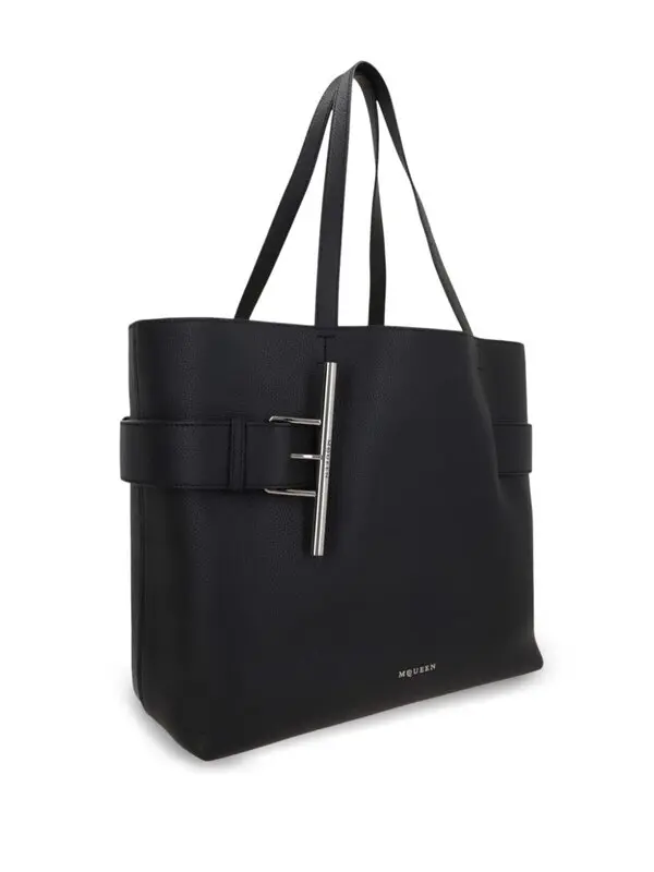 Alexander McQueen T-bar Sling Tote Bag - Black