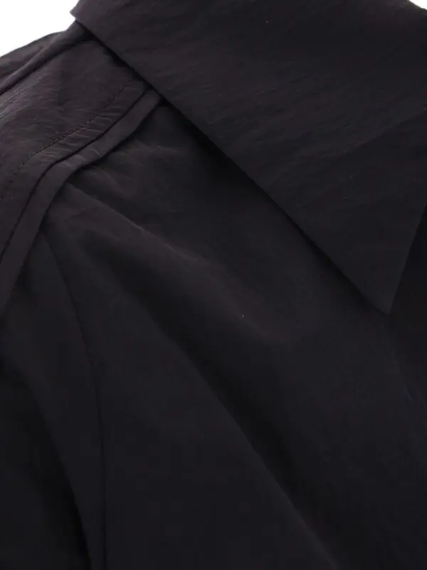 Elisabetta Franchi Puff-sleeve Shirt - Black