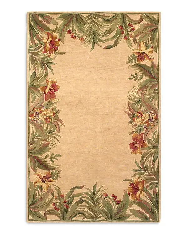 Kas Sparta Rainforest Area Rug, 3'6 X 5'6 - Ivory