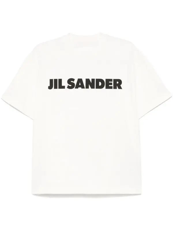 JIL SANDER Logo-print T-shirt - Neutrals