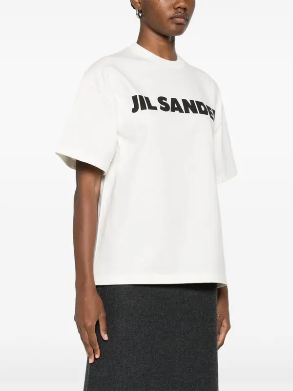 JIL SANDER Logo-print T-shirt - Neutrals