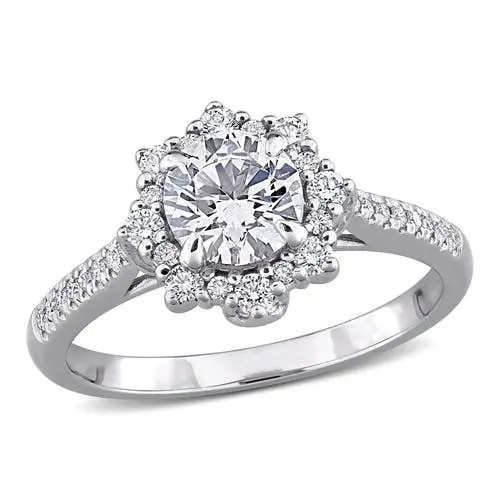 JULIANNA B. 14k Lab-grown Diamond Engagement Ring - White Gold