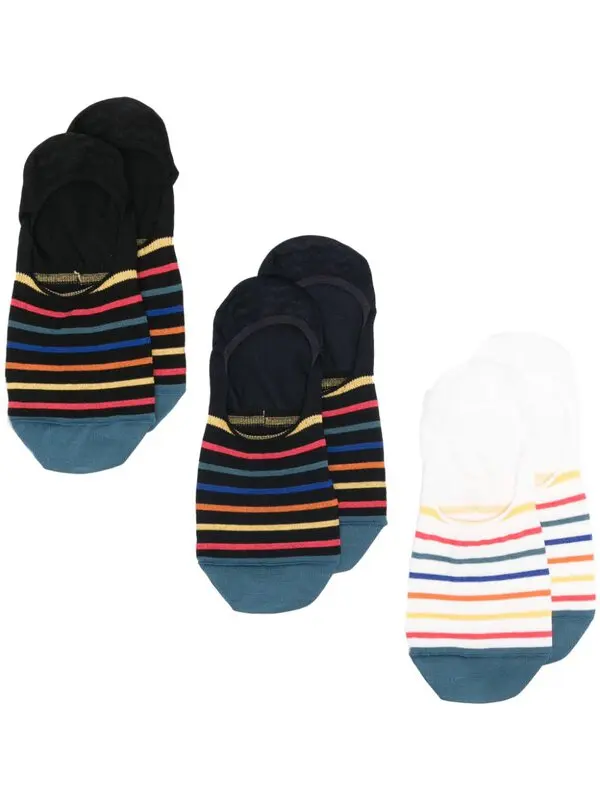 Paul Smith Gilbert Invisible Socks - Black