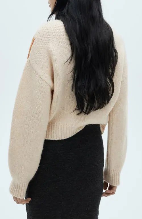 Mango Rombin Argyle Cardigan