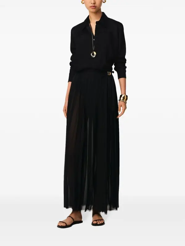 AMI Paris Long-sleeved Contrasted Shirt