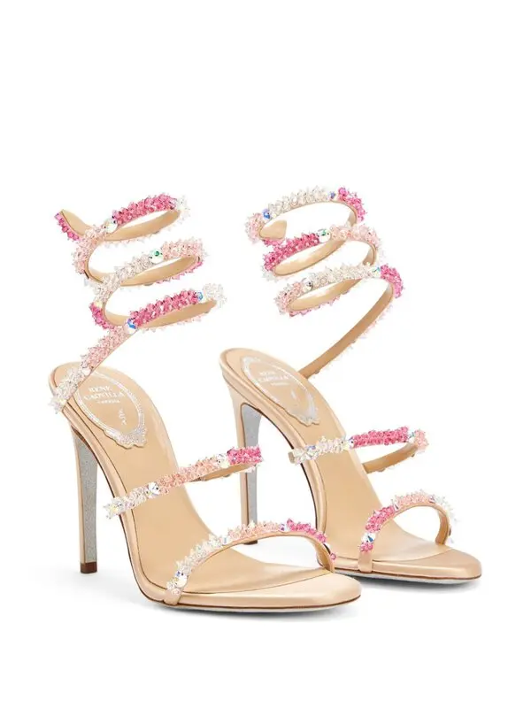 Rene Caovilla 105mm Cinderella Sandals