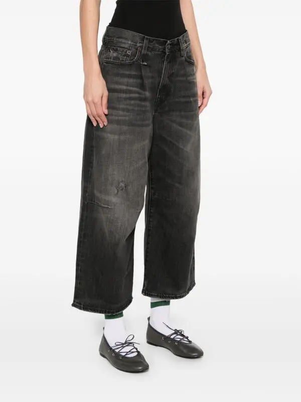 R13 Cropped Wide-leg Jeans