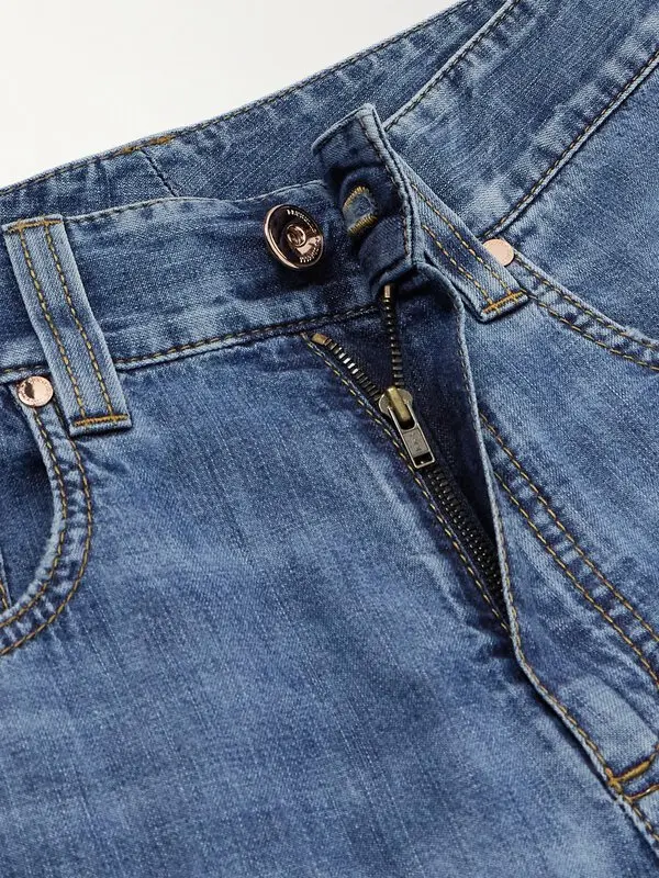 Brunello Cucinelli High-rise Wide-leg Jeans