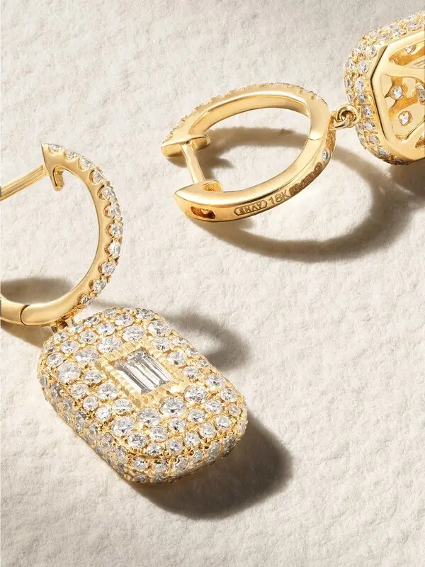 Shay 18-karat Diamond Dangle Earrings