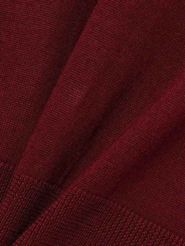 JIL SANDER Cashmere, Wool And Silk-blend Sweater - Red