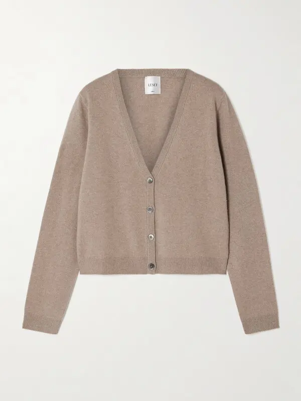 LESET Zoe Mélange Knitted Cardigan