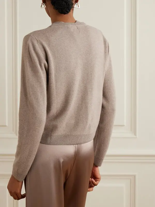 LESET Zoe Mélange Knitted Cardigan