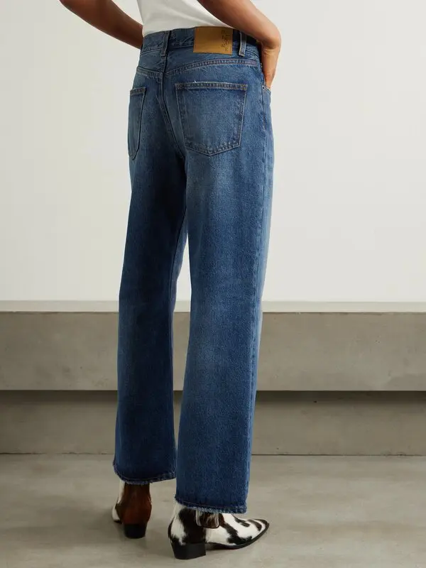 HAIKURE Korea High-rise Wide-leg Jeans