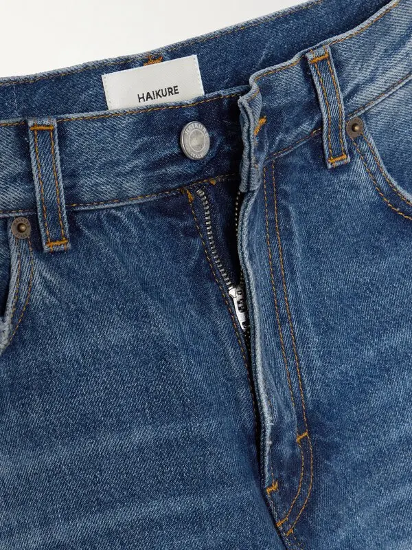 HAIKURE Korea High-rise Wide-leg Jeans