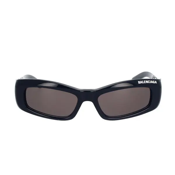 Balenciaga Rectangle Sunglasses In Black 28% Off Editorialist