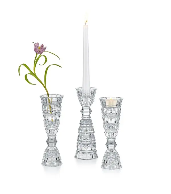 THE MARTHA, BY BACCARAT Crystal New Antique Mirage Dual Vase