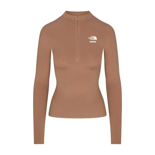 SKIMS X Tnf Refina Long Sleeve Top - Sienna