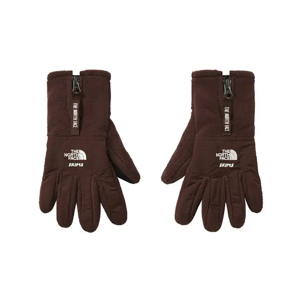 SKIMS X Tnf Retro Denali Fleece Gloves - Cocoa