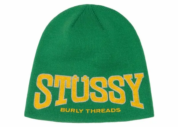 StÜssy Burly Threads Skullcap - Green