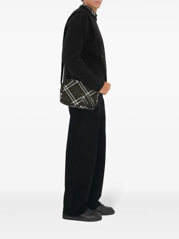 Burberry Checked Messenger Bag