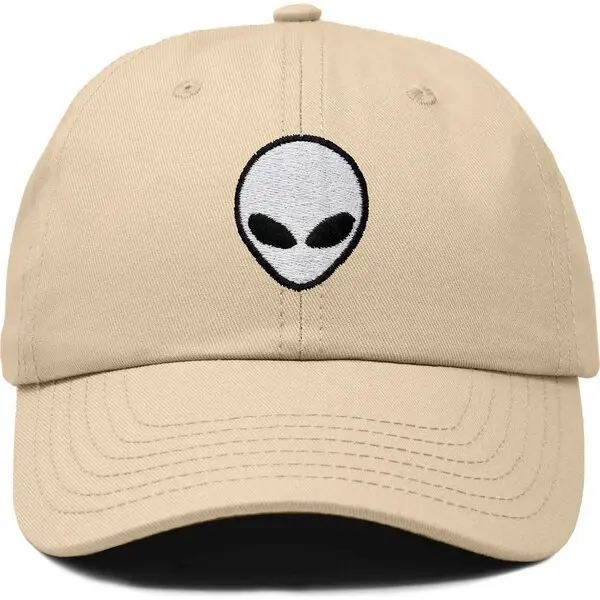 DALIX Alien Embroidered Cap - Khaki