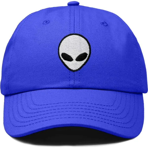 DALIX Alien Embroidered Cap - Royal Blue
