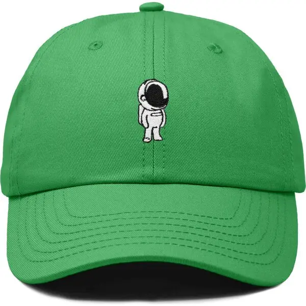 DALIX Astronaut Embroidered Cap - Kelly Green
