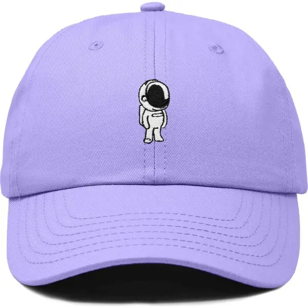 DALIX Astronaut Embroidered Cap - Lavender