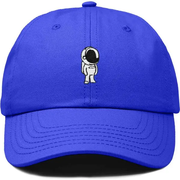 DALIX Astronaut Embroidered Cap - Royal Blue