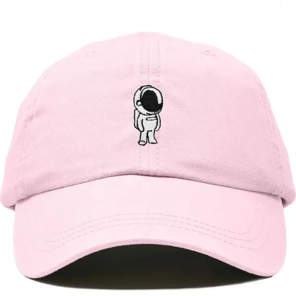 DALIX Astronaut Embroidered Cap - Washed Pink