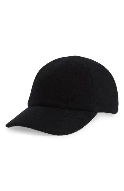 Robert Barakett Wool & Cashmere Baseball Cap - Black