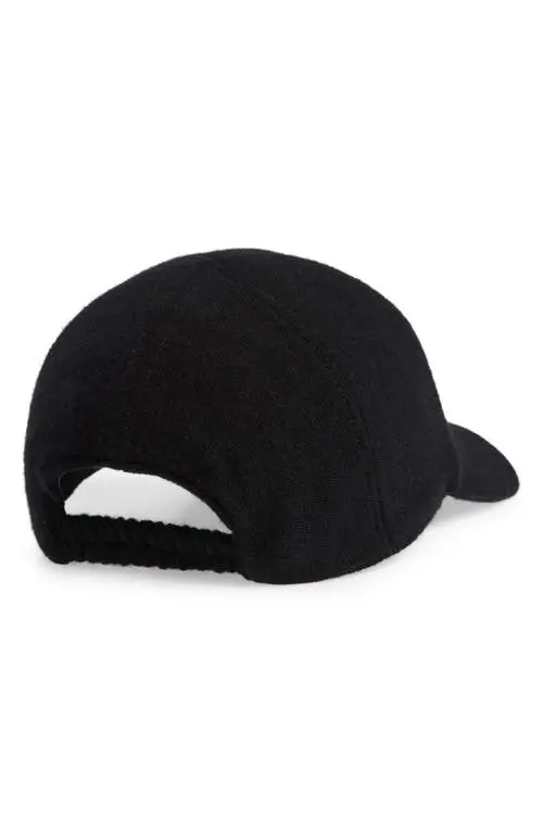 Robert Barakett Wool & Cashmere Baseball Cap - Black